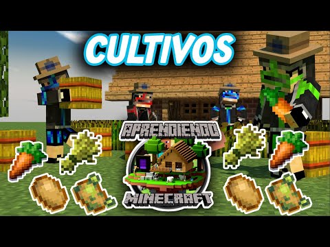 COMO HACER CULTIVOS FACIL EN MINECRAFT PARA PRINCIPIANTES - APRENDIENDO ...