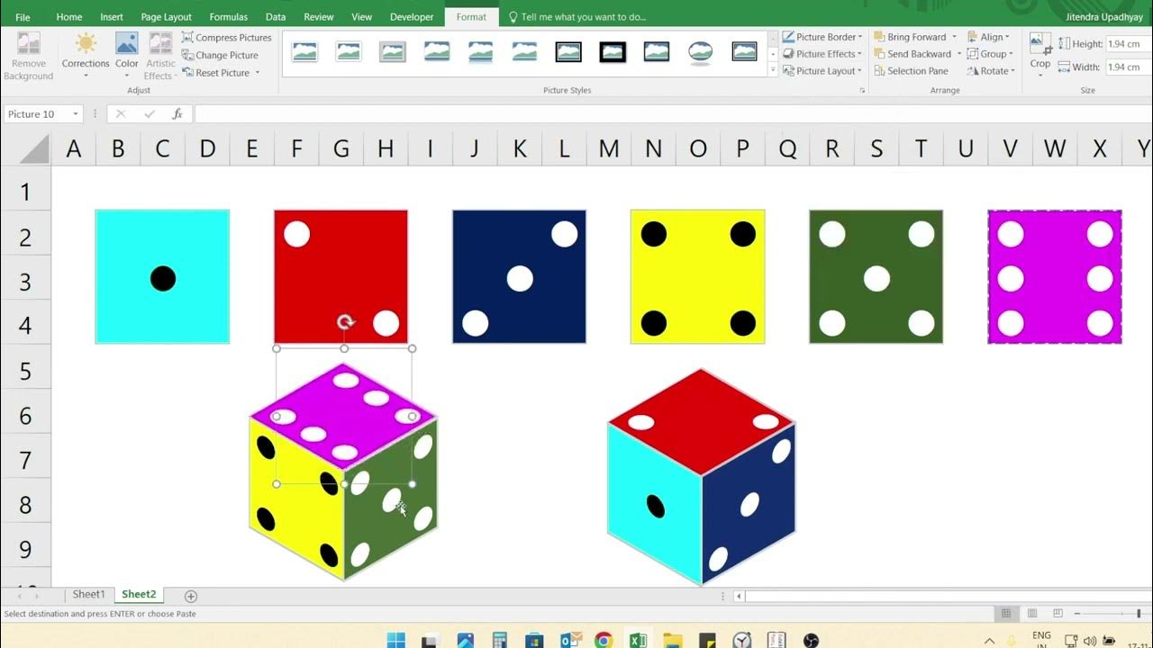 Excel 3D Ludo Game Make | 3D Chart in Excel | Ludo in Excel| Excel ...