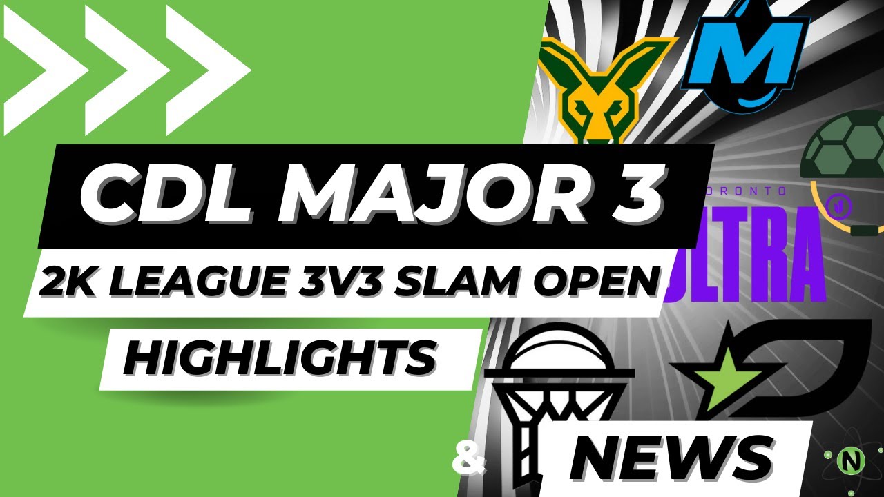 CDL MAJOR 3 GRAND FINAL HIGHLIGHTS! NAB 2K LEAGUE 3V3 SLAM OPENING ...