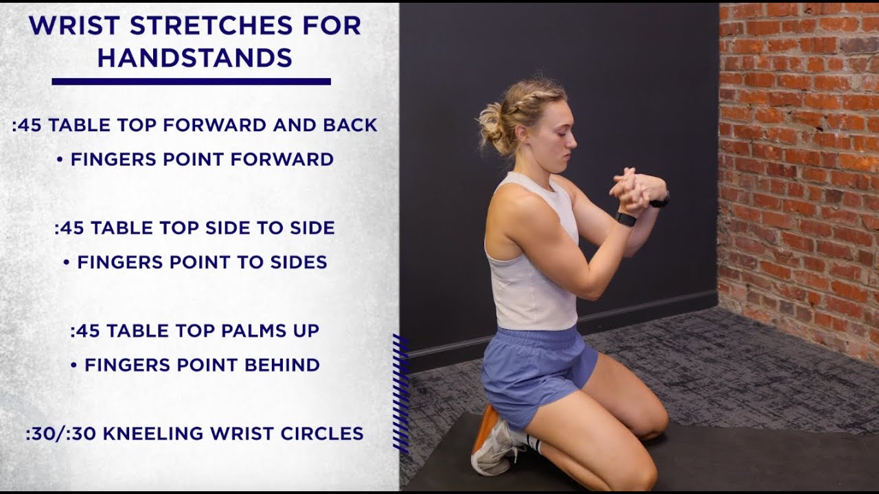 How to Warm up Wrists for Handstand Work (FAST | 4 Minute Routine ...