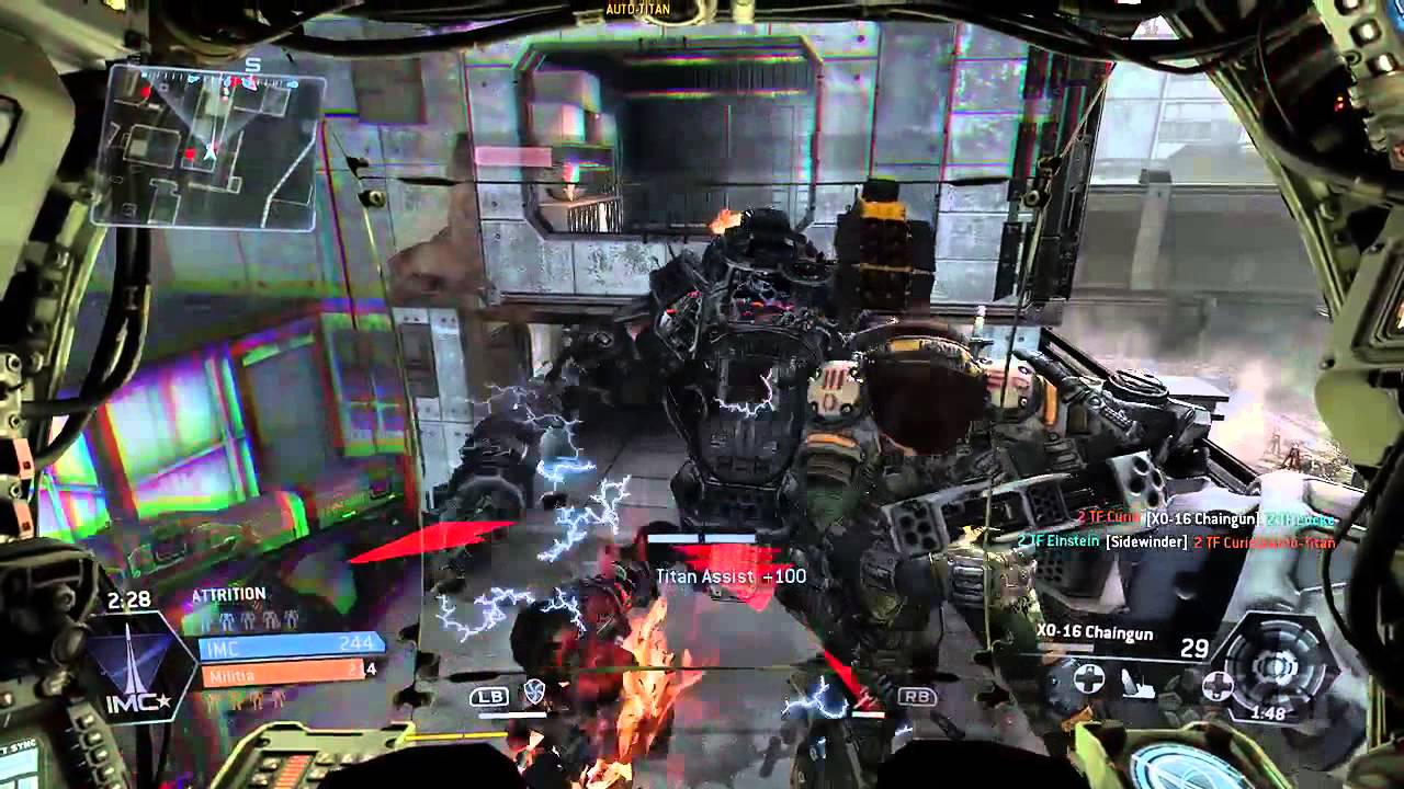 Cockpit View From A Titan From Titanfall