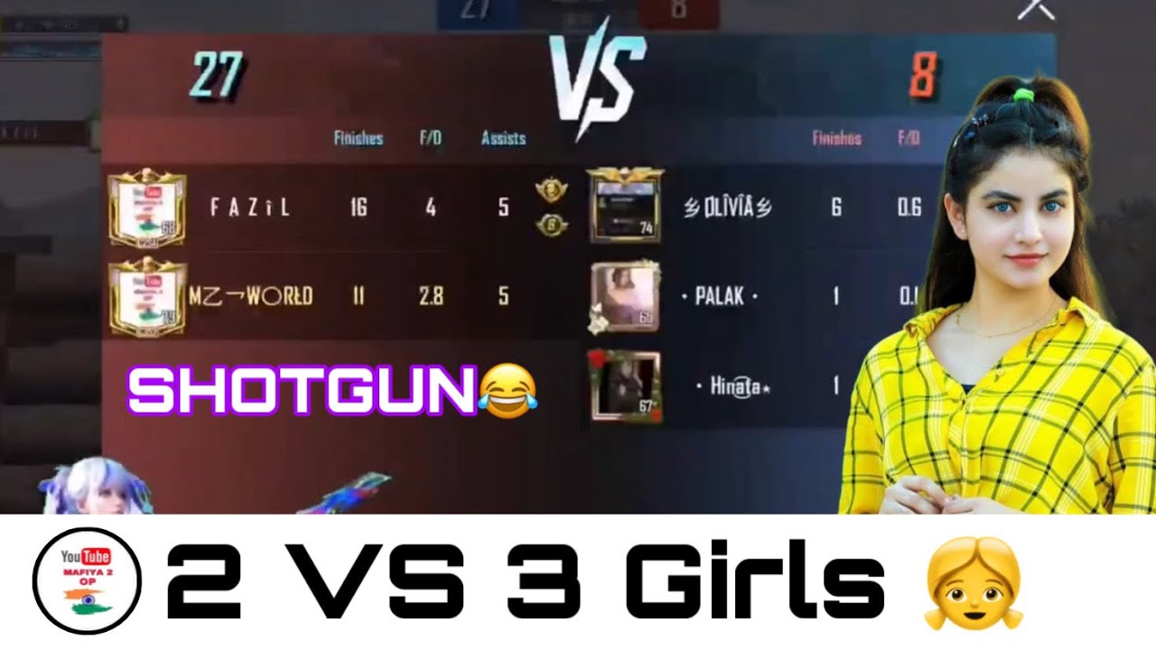 3 PRO 😱 GIRLS CHALLENGE Me IN TDM 🤦🏻 ( 2 VS 3 ) 👧 iphone 11 GAMEPLAY ...