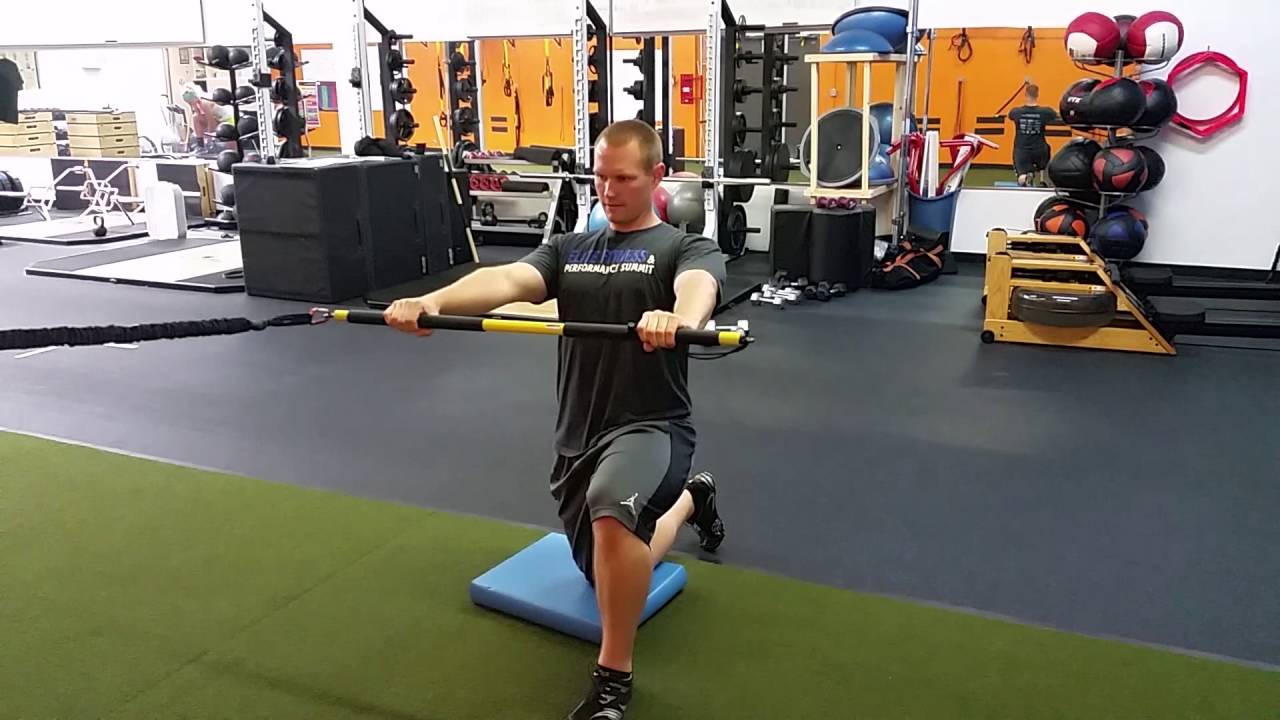 Half Kneeling Rip Row - YouTube