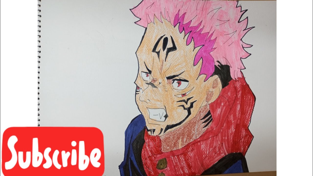 How to Draw Sukuna From JJk | Step by step | Draw Anime | Ryomen Sukuna ...