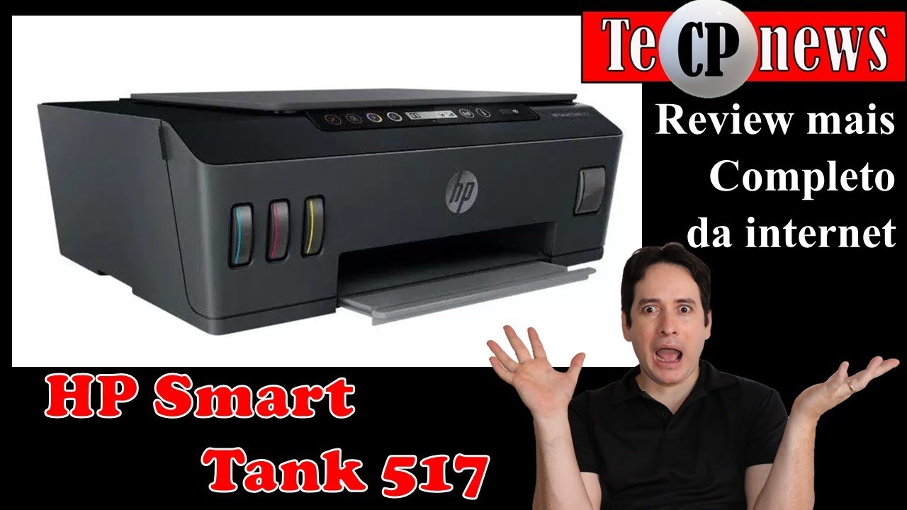 Review da Impressora Multifuncional tanque de tinta Smart Tank 517 ...