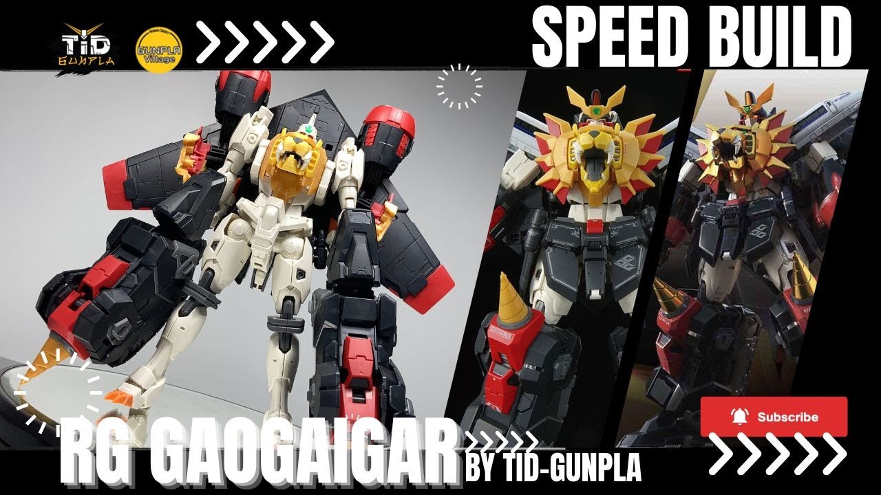 [SPEED BUILD] RG GaoGaiGar ราชันย์ผู้กล้า กาโอไกก้า By Tid-Gunpla - YouTube