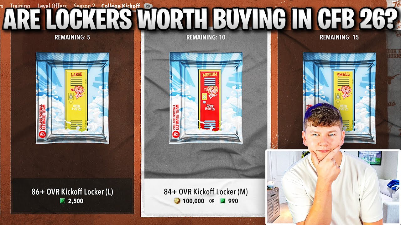 SHOULD YOU BUY LOCKERS IN CFB 26? LET'S TALK! - YouTube