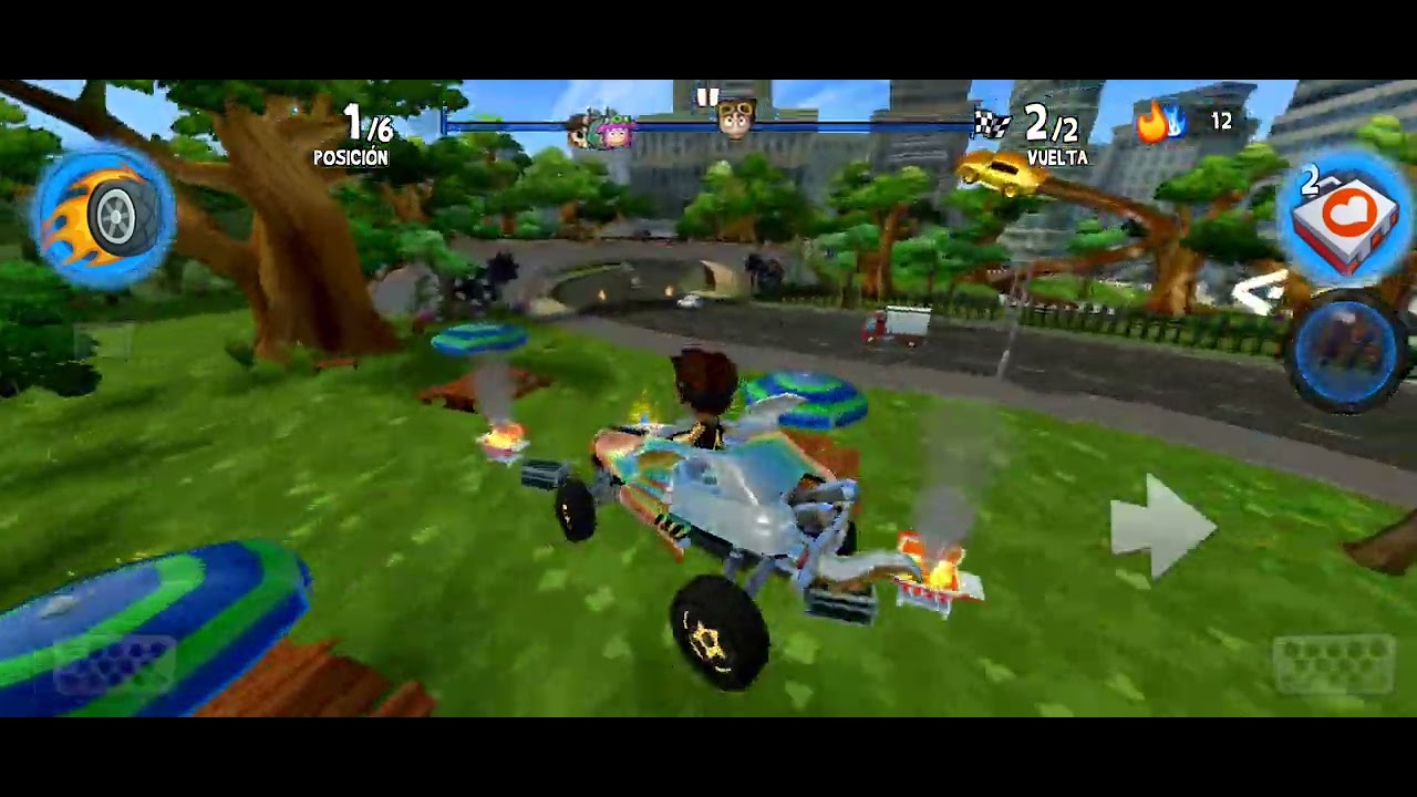jugando con el rip Rod en bb racing 2 - YouTube