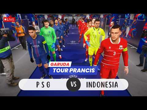 TIMNAS INDONESIA VS PSG‼️🔥 GARUDA TOUR PRANCIS PENUH DRAMA PANAS | EFOOTBALL PES 2021