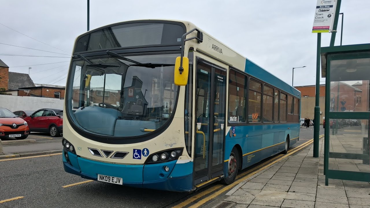 Restricted Beast: Arriva North East 1421/NK09 EJV VDL SB200 Wright ...