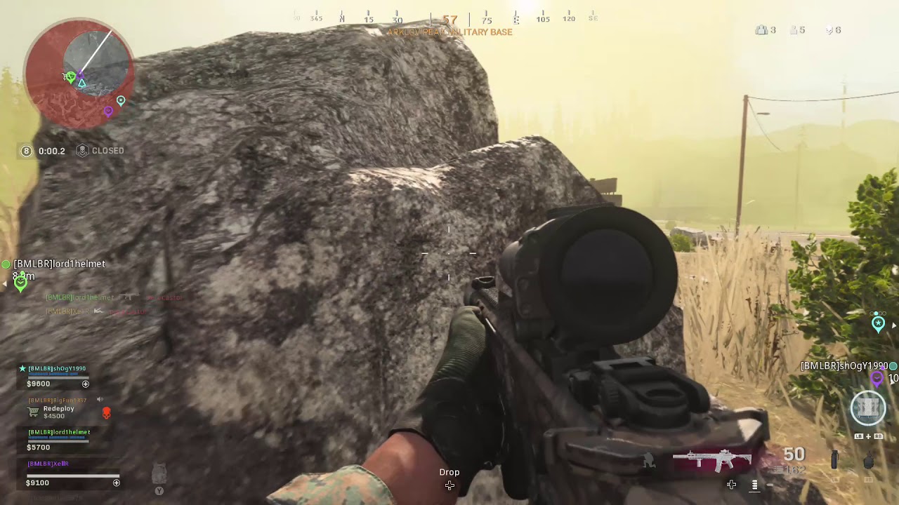 CoD Warzone 1st place vs sneaky parachute trick - YouTube