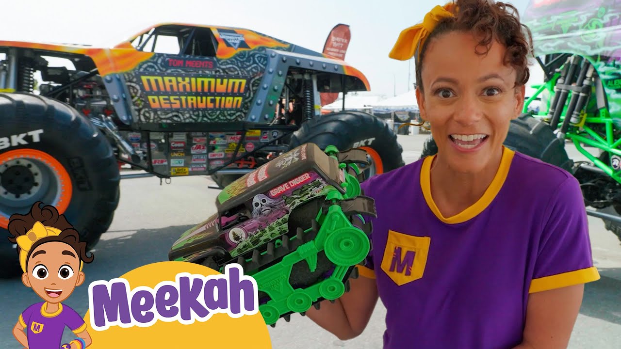Mini Monster Trucks Go Wild! 💦🔥 | MEEKAH FULL EPISODE | Educational ...