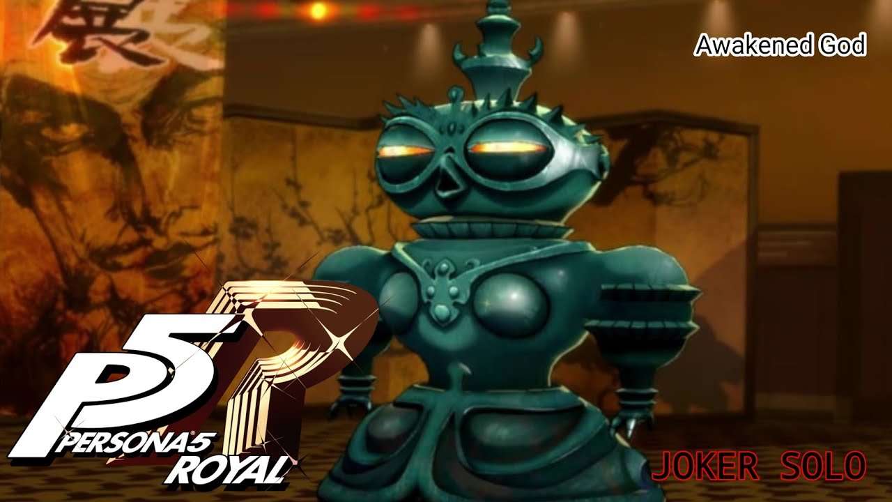 Persona 5 Royal - Awakened God (Madarame Will Seed Boss) (Joker Solo ...