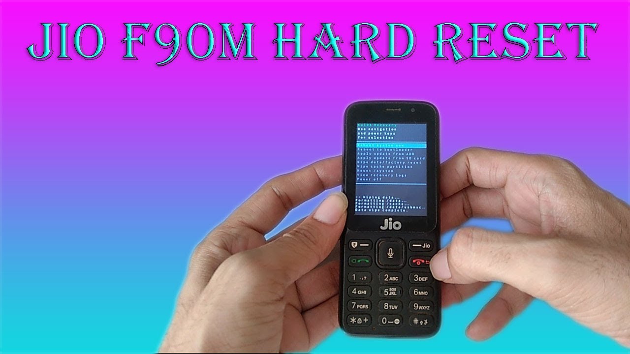 Jio F90M Hard Reset - YouTube