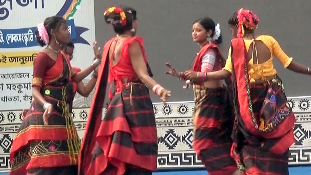 Santali Dance Video in MUKUTMANIPUR MELA 2024 | Santali Traditional ...