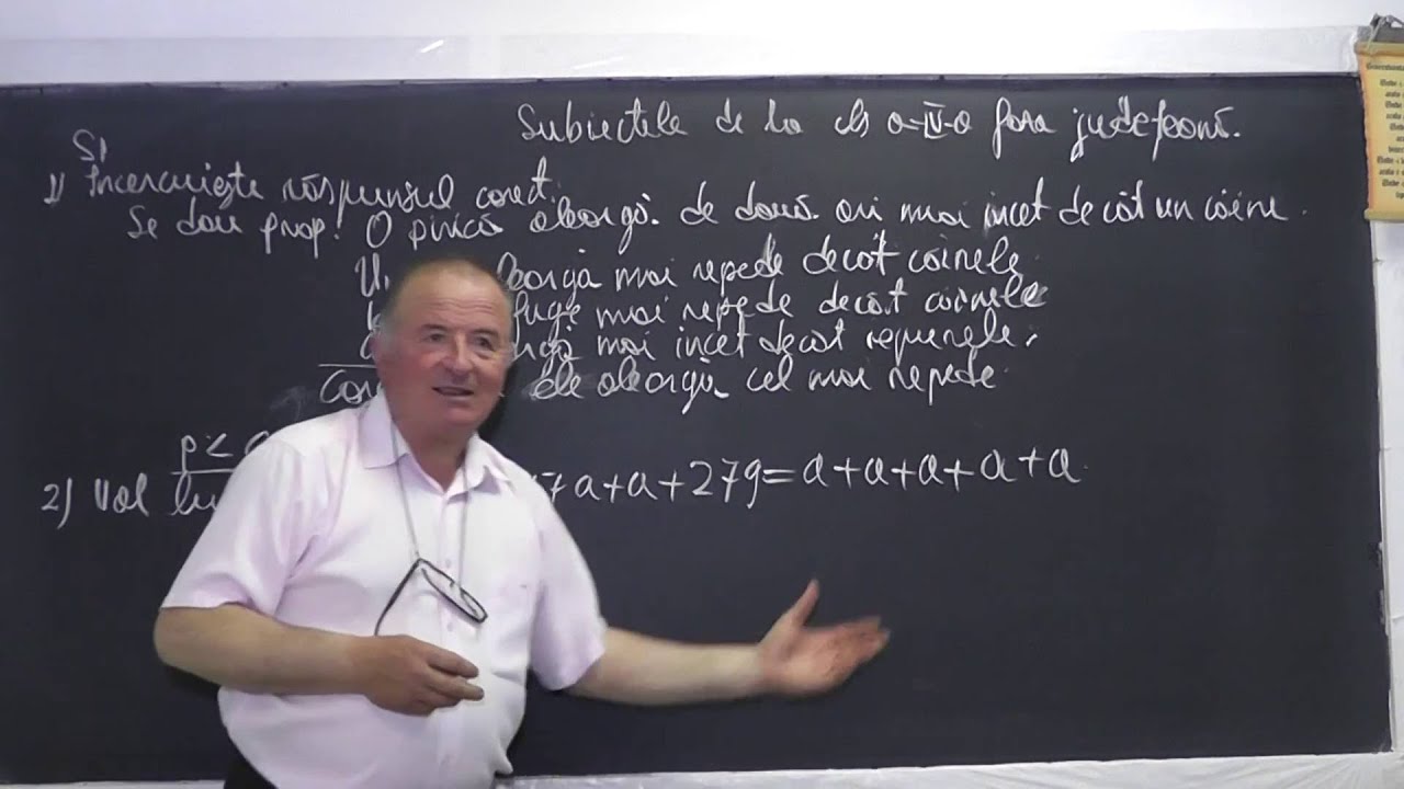 Lectia 1029 - Subiectele de la Olimpiada de matematica - Faza judeteana ...