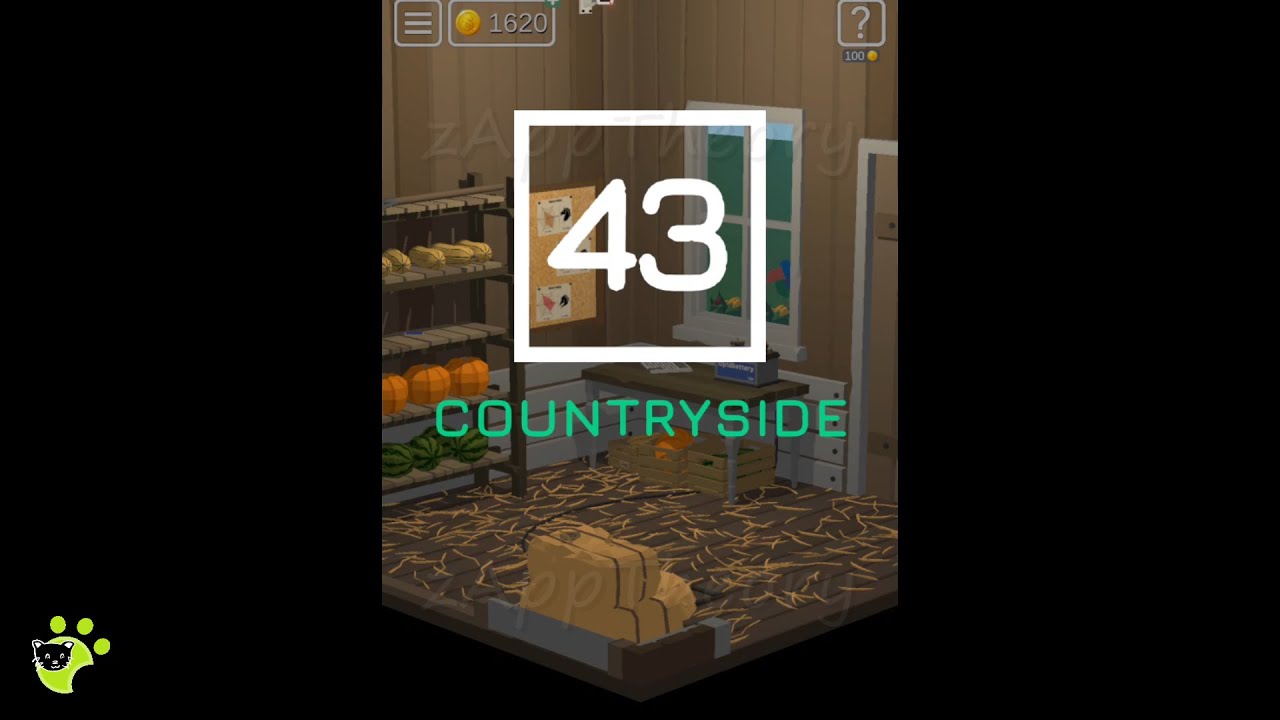 50 Tiny Room Escape 43 Countryside (2/2 Cards) Full Walkthrough (Kiary ...