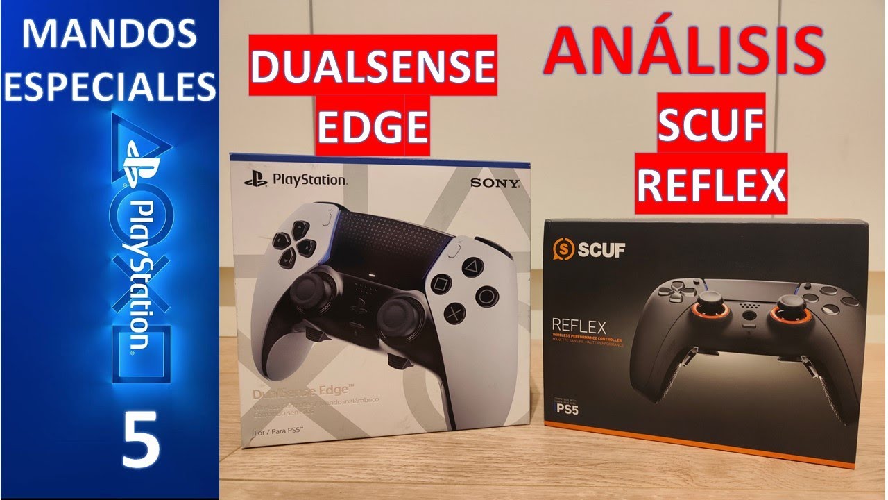 Análisis mandos Playstation 5: Scuf Reflex vs Dualsense Edge - YouTube