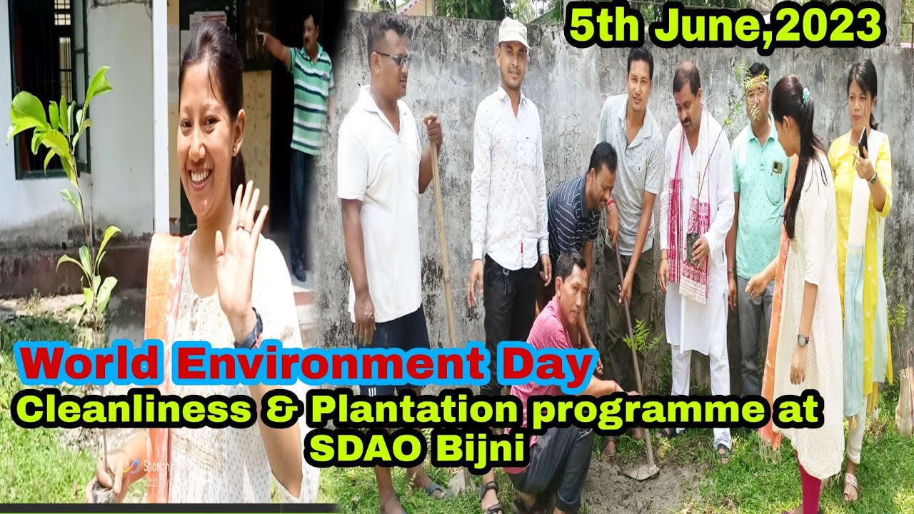 World Environment Day//Cleanliness & Plantation (Neem Tree) programme ...