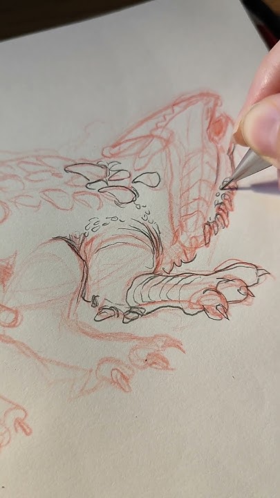 Currently drawing from Dracopedia: A Guide to Drawing the Dragons of ...