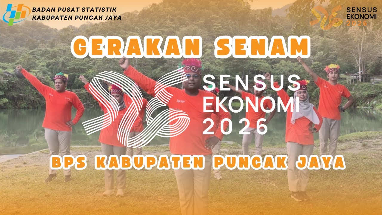 Senam Sensus Ekonomi 2026 BPS Kabupaten Puncak Jaya - YouTube