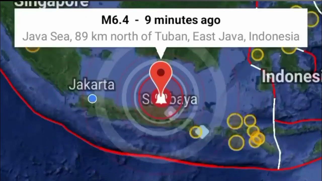 Gempa Bumi Hari Ini Gempa Tuban Hari Ini Gempa Terkini Youtube
