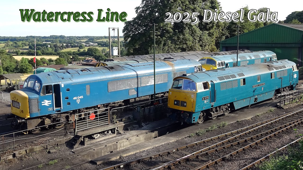 Watercress Line / Mid Hants Railway - 2025 Diesel Gala - 4K - YouTube