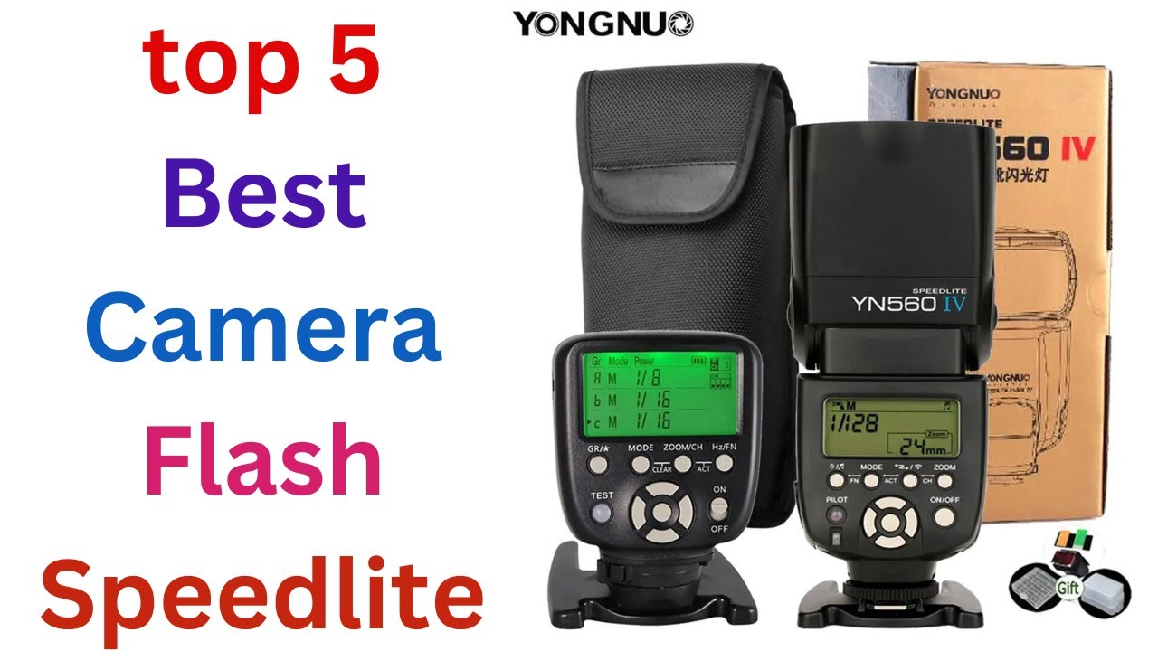 Top 5 Best Camera Flash Speedlite - YouTube