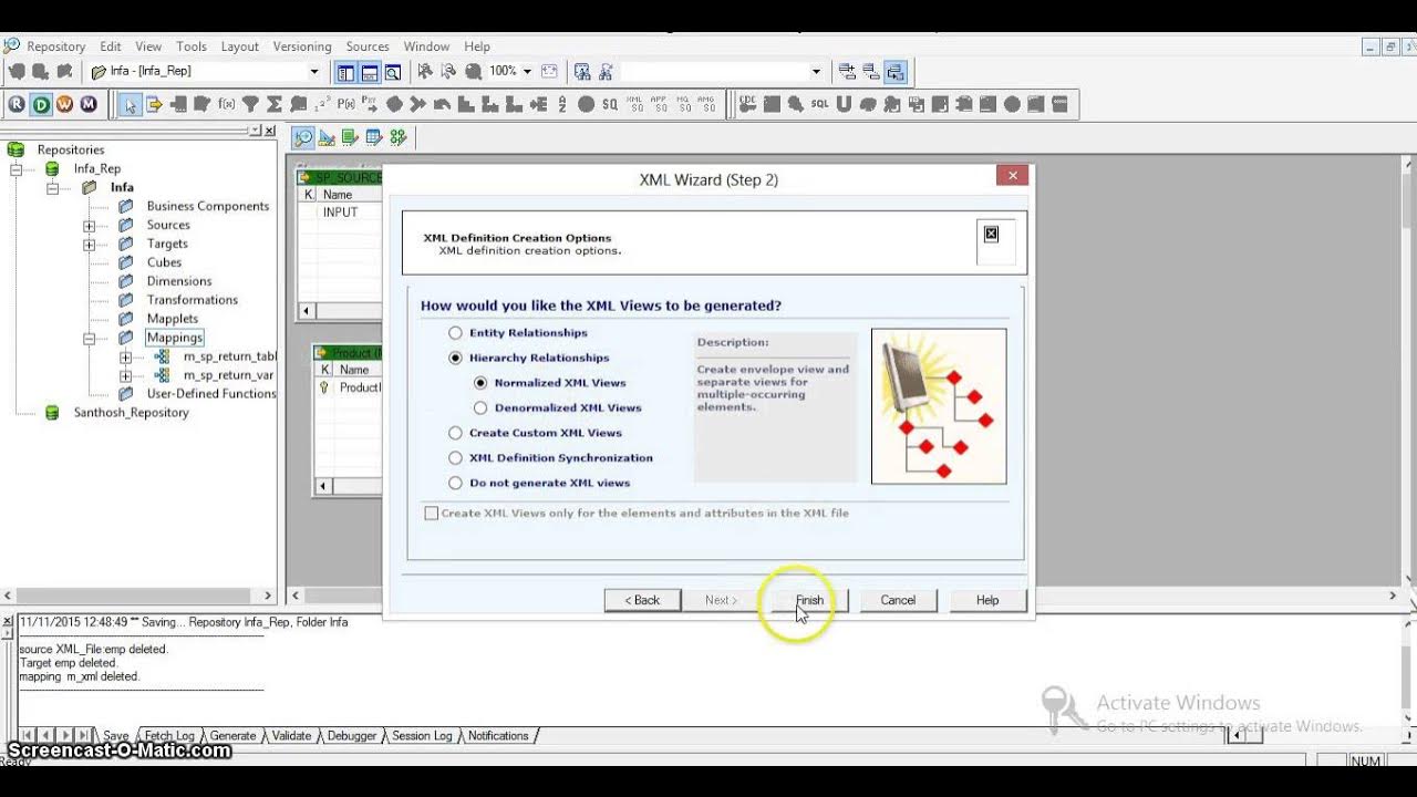 XML Source Qualifier Transformation in Informatica - YouTube