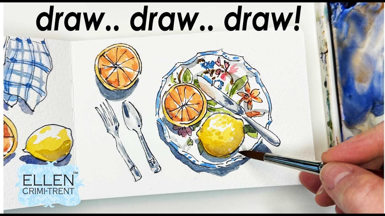 Ink and Wash and the importance of drawing! - YouTube