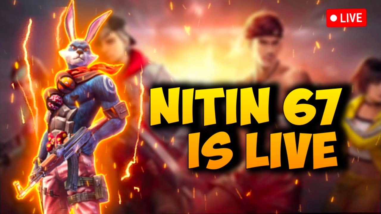 NITIN 67 free fire live || 4 pro player's Vs 1 legend [1 Vs 4] - YouTube