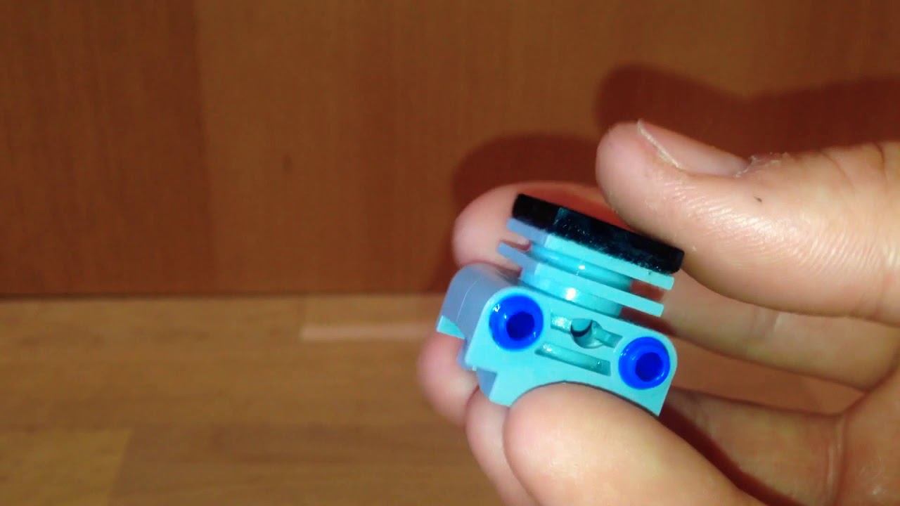 How to build Lego pneumatic engine with one cylinder - YouTube