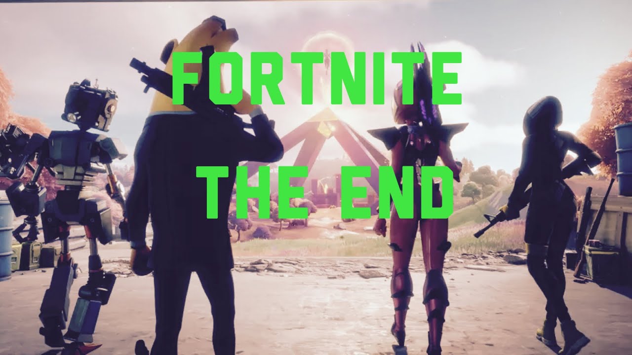 Fortnite the end event - YouTube