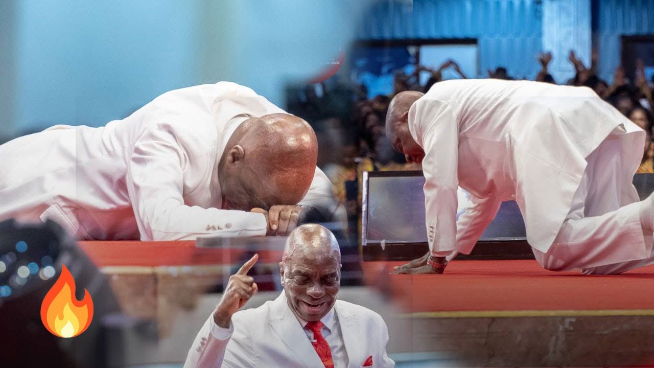 MOMENT BISHOP DAVID OYEDEPO RELEASED THE PROPHETIC MANTLE TO THE ...