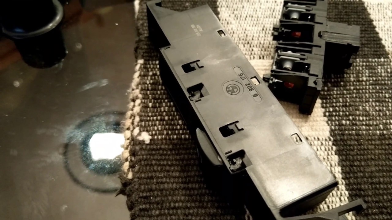 E46 M3 window switch repair - YouTube