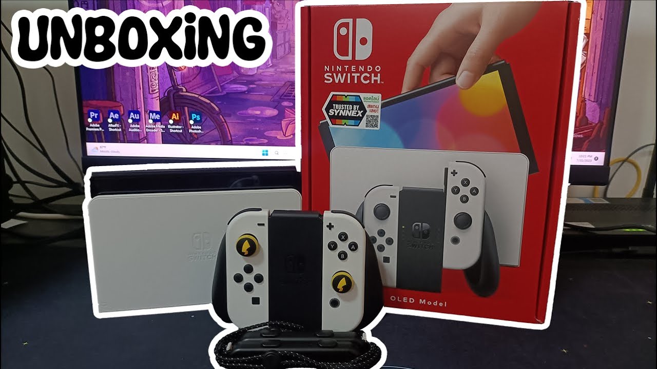 Unboxing nintendo switch OLED!!!! - YouTube