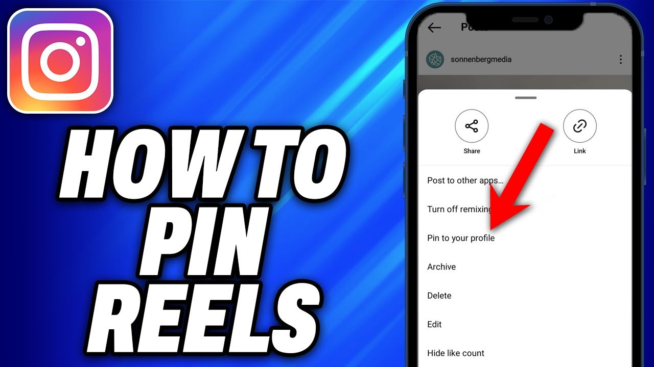 How To Pin Reels On Instagram - Easy Fix - YouTube