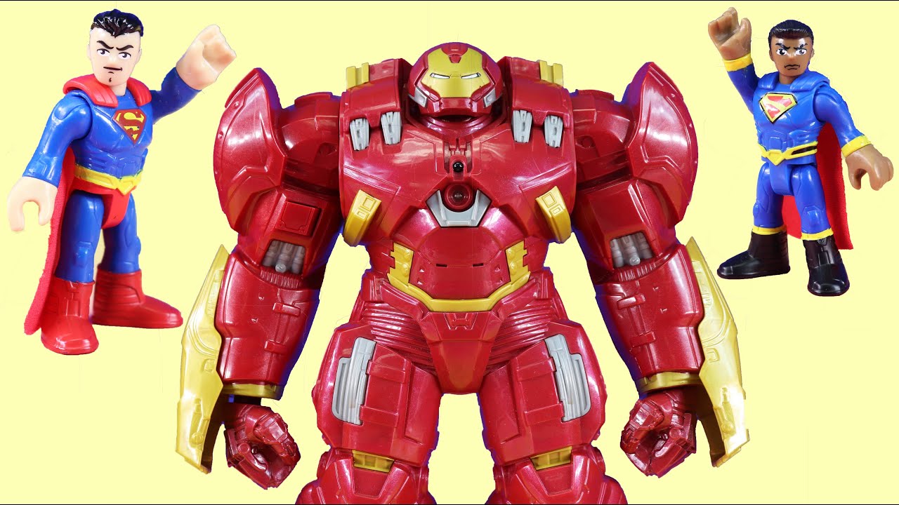 Invisible Mode To Hulkbuster Hideout | Superman Team Superhero Friends ...