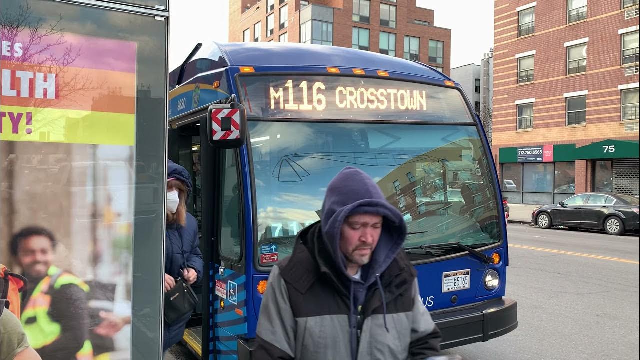 MTA New York City Bus: 2021 Nova Bus LFS Hybrid #9830 On The M116 @ E 116 St & Madison Avenue ...
