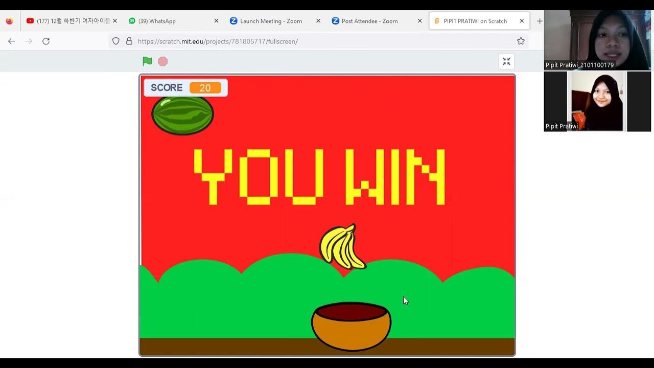 Cara Membuat Game Menangkap Buah-Buahan - YouTube