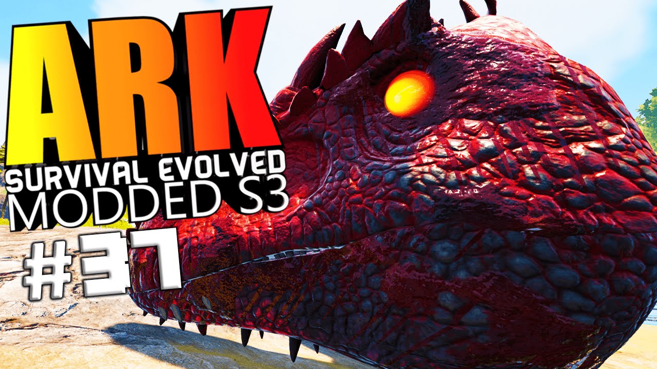 ARK Survival Evolved - BIONIC DRAGON & WYVERN, ALPHA GIGA VS WARDEN ...