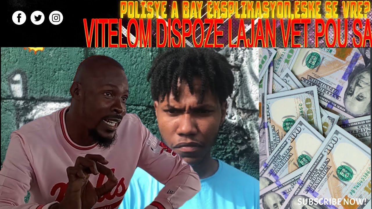 vitelom dispoze 150 mil dola pou yo pran 4 polisye bali - YouTube