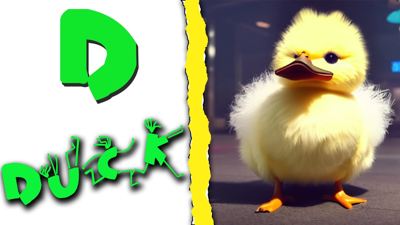 The Alphabet's Feathered Friend: Meet the Duck | Alphabet Love - YouTube