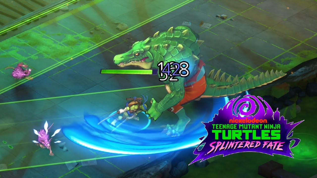 닌자거북이판 로그라이트 액션 게임 「돌연변이특공대 닌자거북이 스플린터의 운명데모판」 초반부 게임플레이 영상 4k