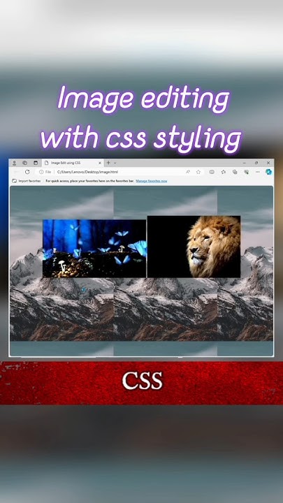 #11 100days coding challenge HTML CSS JavaScript|image editing with css#shorts - YouTube