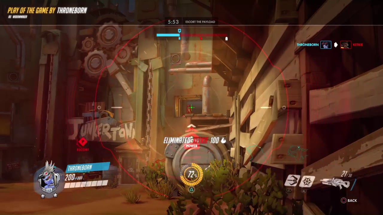 Widowmaker: POTG Spider in the corner of the room - YouTube