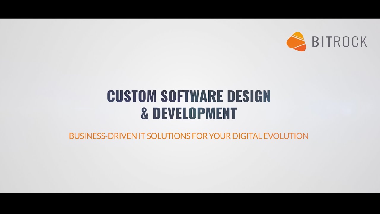 Bitrock Videopills: Custom Software Design & Development - YouTube
