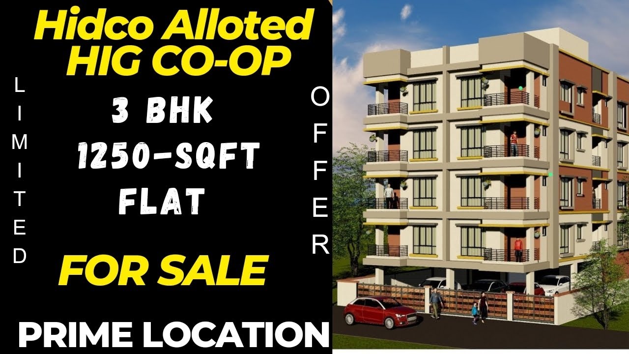 HIDCO ALLOTED HIG CO-OP| 3 BHK, 1250 SQFT| NEAR NEWTOWN BUS STAND ...