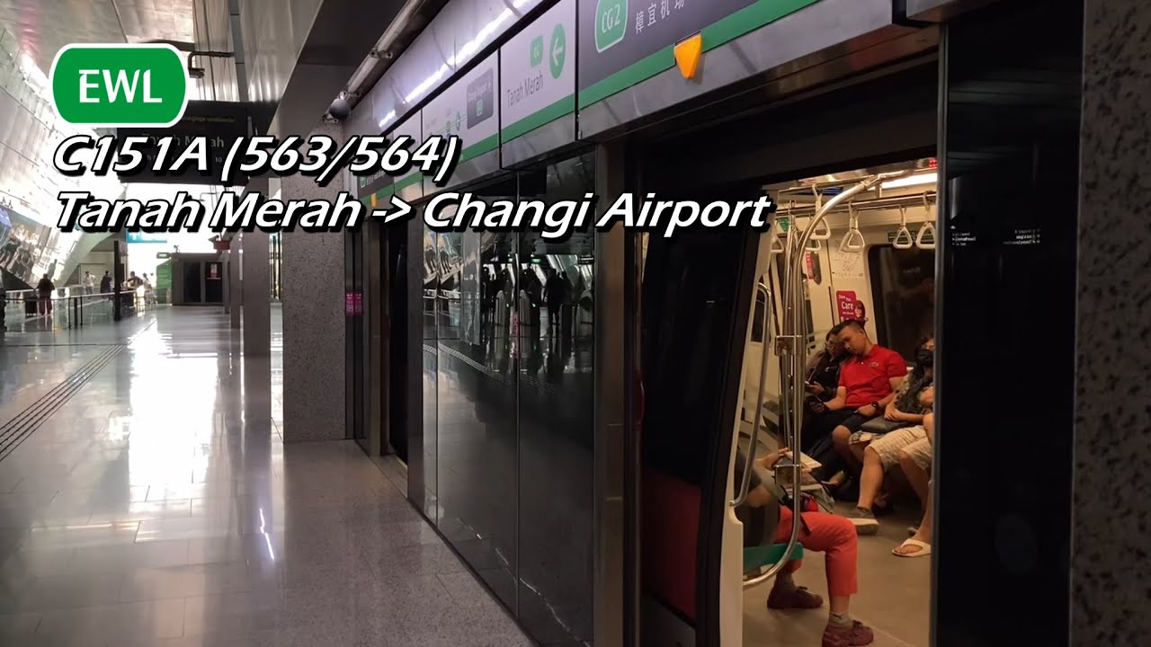 SMRT - KSF C151A (563/564) (Tanah Merah » Changi Airport) - YouTube
