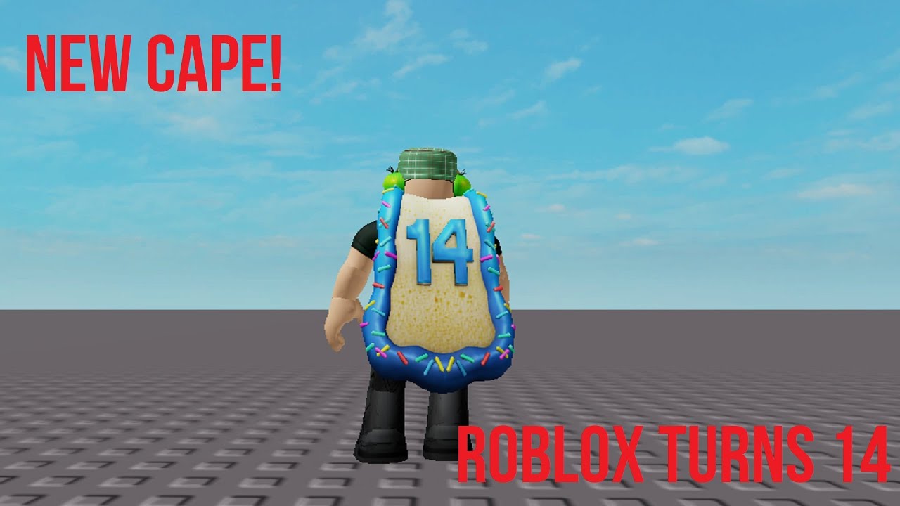 ROBLOX Turns 14 | Redeem Your Free Cape w/ code in description | Cape ...